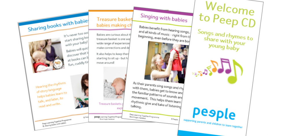 Welcome Baby Peep leaflets/ MP3/CD | www.peeple.org.uk
